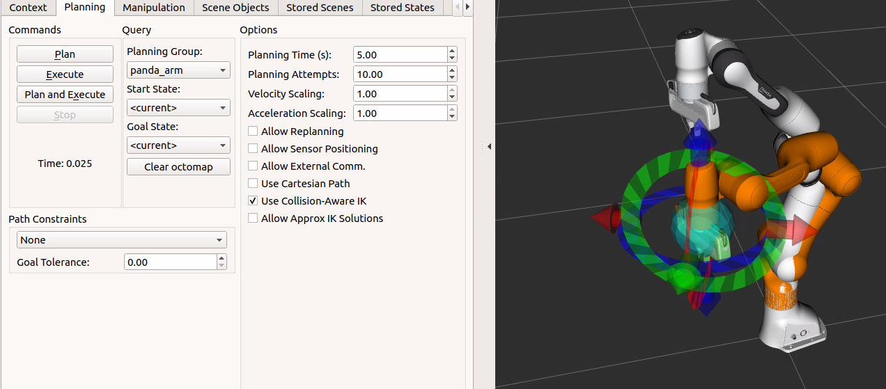 Improving Panda Gazebo integration with Position based Control – Dr ...